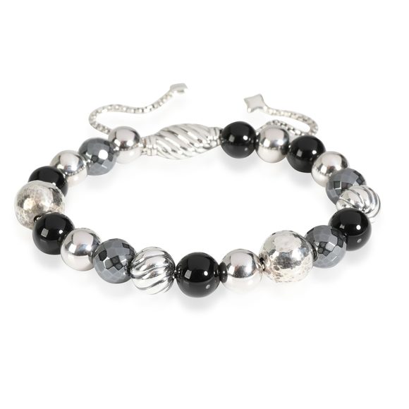 David Yurman | Bags | David Yurman Elements Onyx Hematite Bracelet In ...